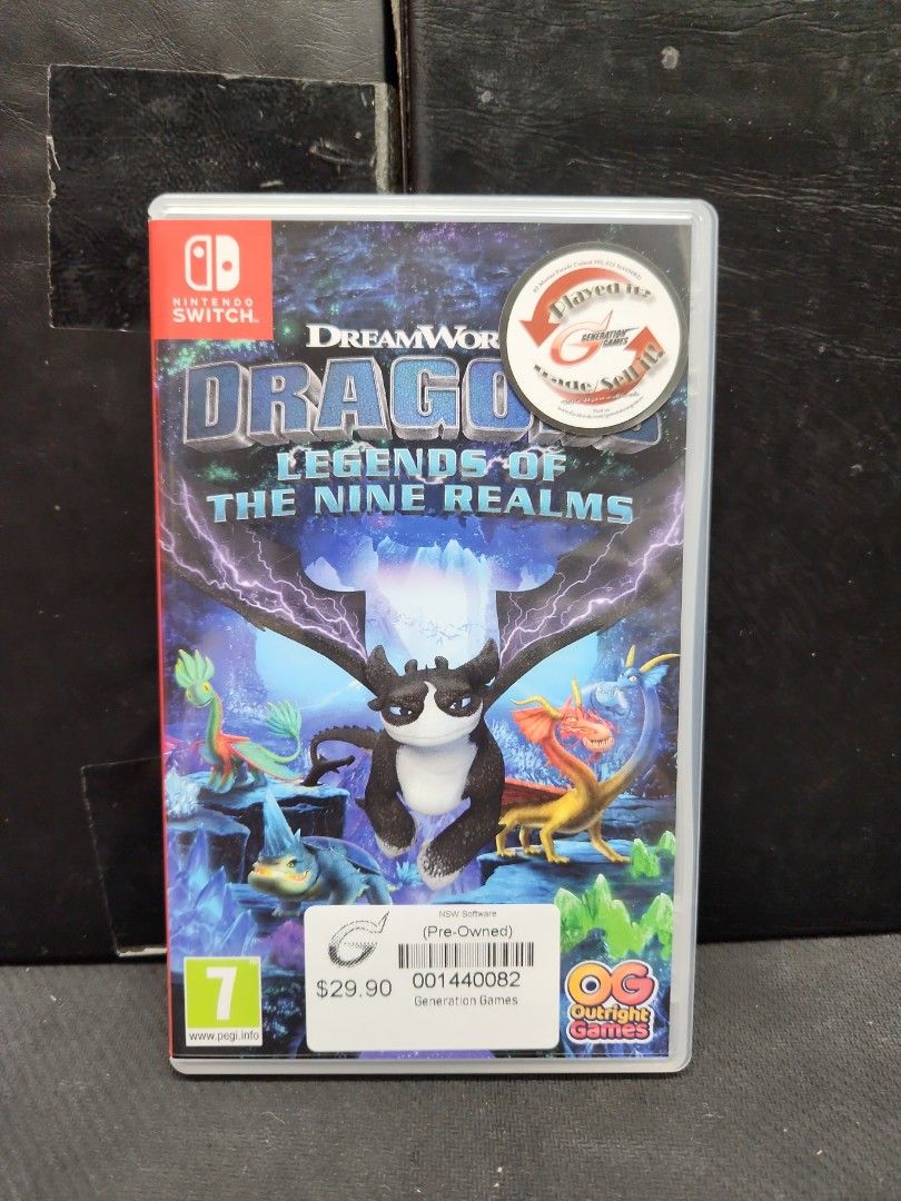 Nintendo Switch Dreamworks Dragons: Legends of The Nine Realm (Used ...