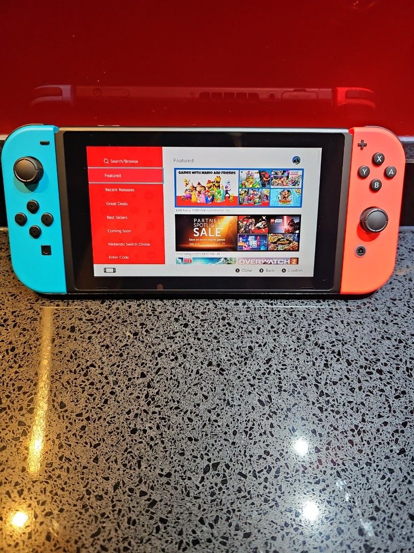 Nintendo Switch Gen 2 Console Only, Video Gaming, Video Game Consoles ...