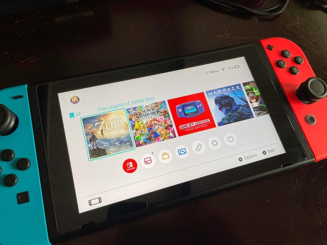 Nintendo Switch V2 With Extra Joycons (Splatoon) and Other Accessories ...