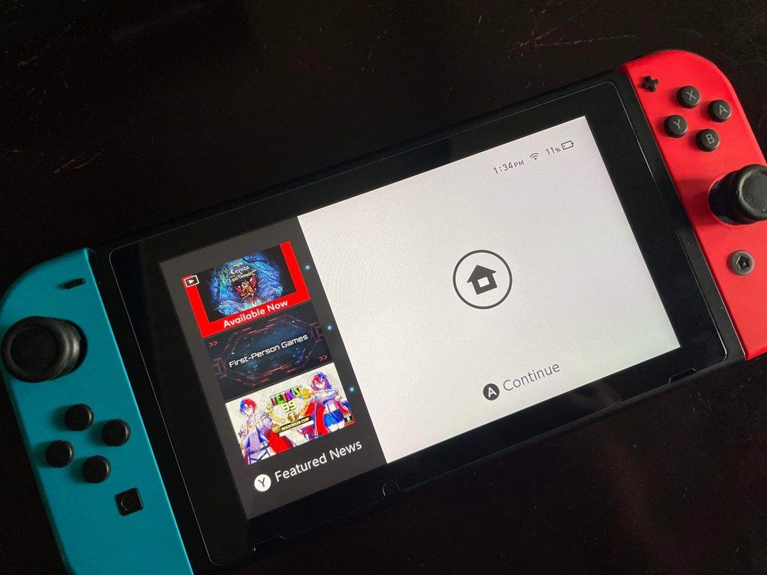 Nintendo Switch V2 With Extra Joycons (Splatoon) and Other Accessories ...
