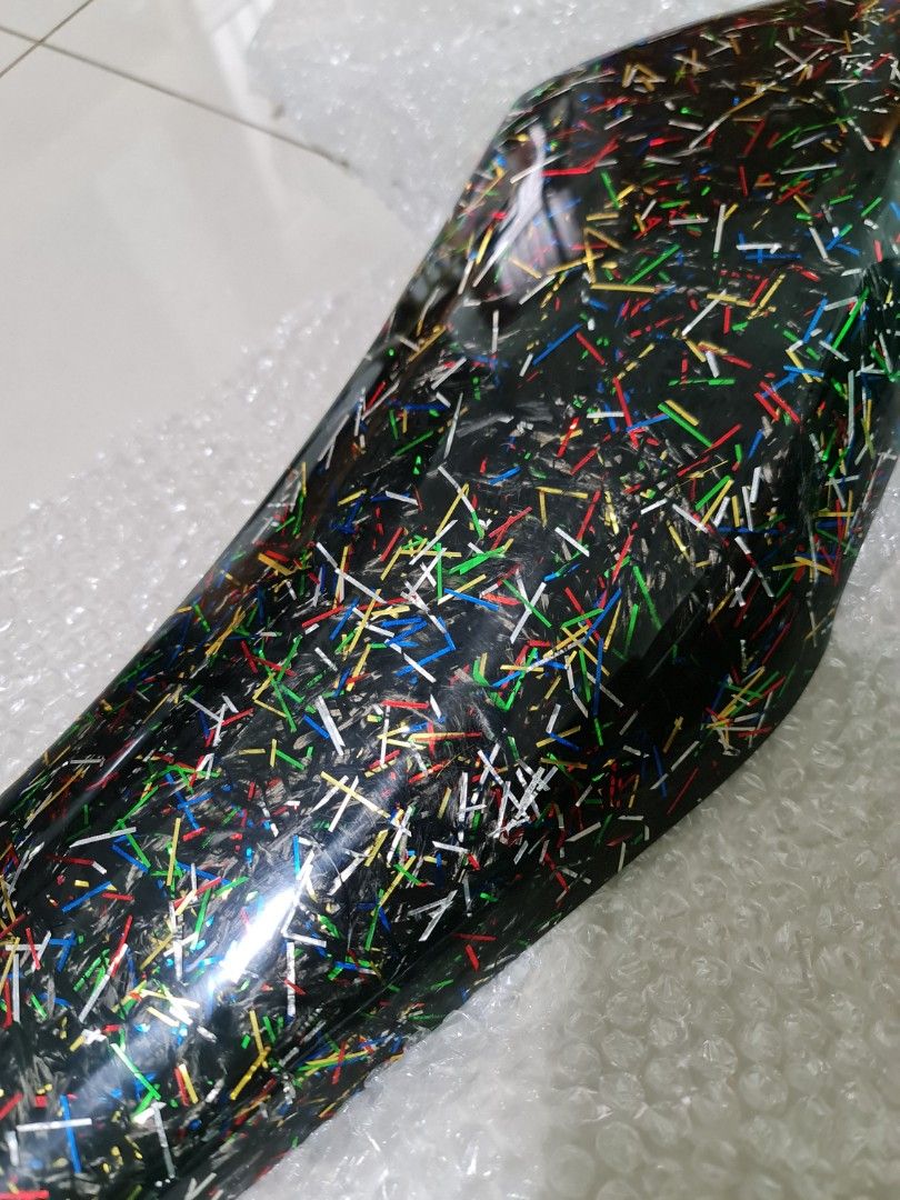 Nmax V2 carbon long side panel, Motorcycles, Motorcycle Accessories on ...