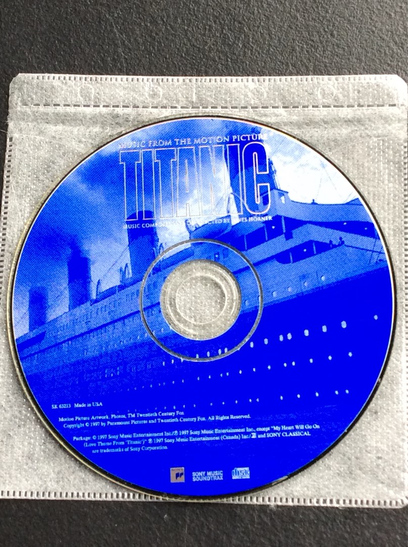 (No case, CD ONLY) Titanic OST on Carousell