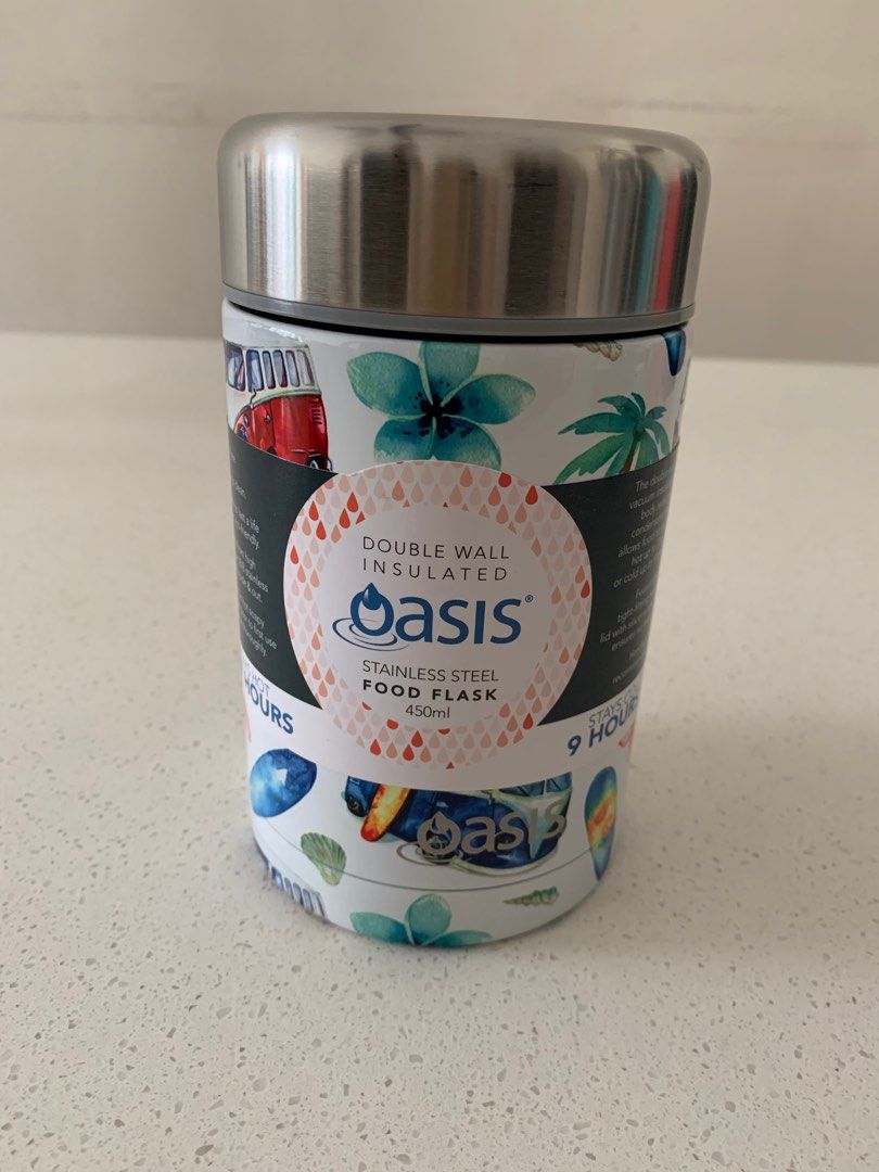Oasis stainless food flask, Furniture & Home Living, Kitchenware ...
