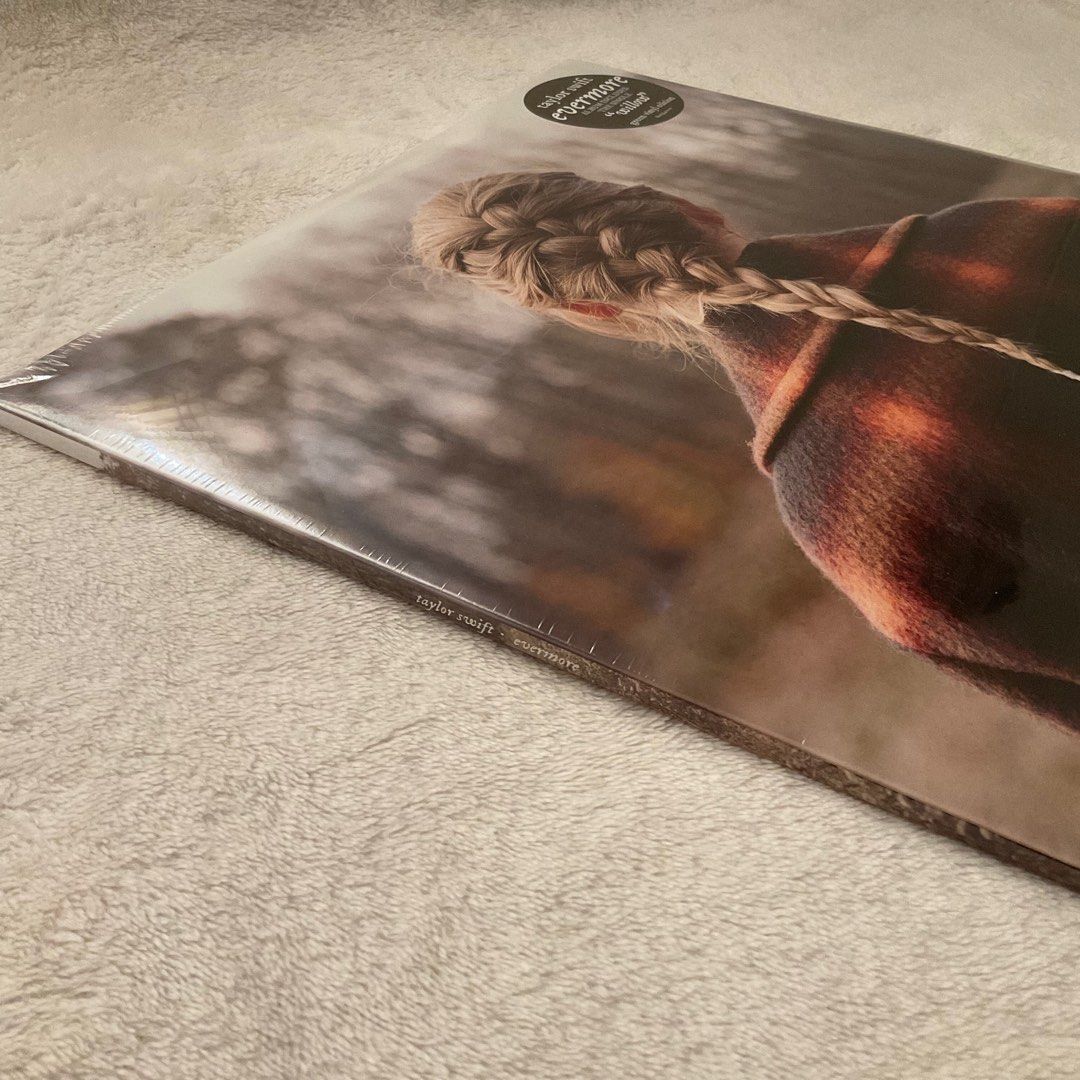 [On Hand] Taylor Swift - Evermore Translucent Green Vinyl LP Plaka on ...