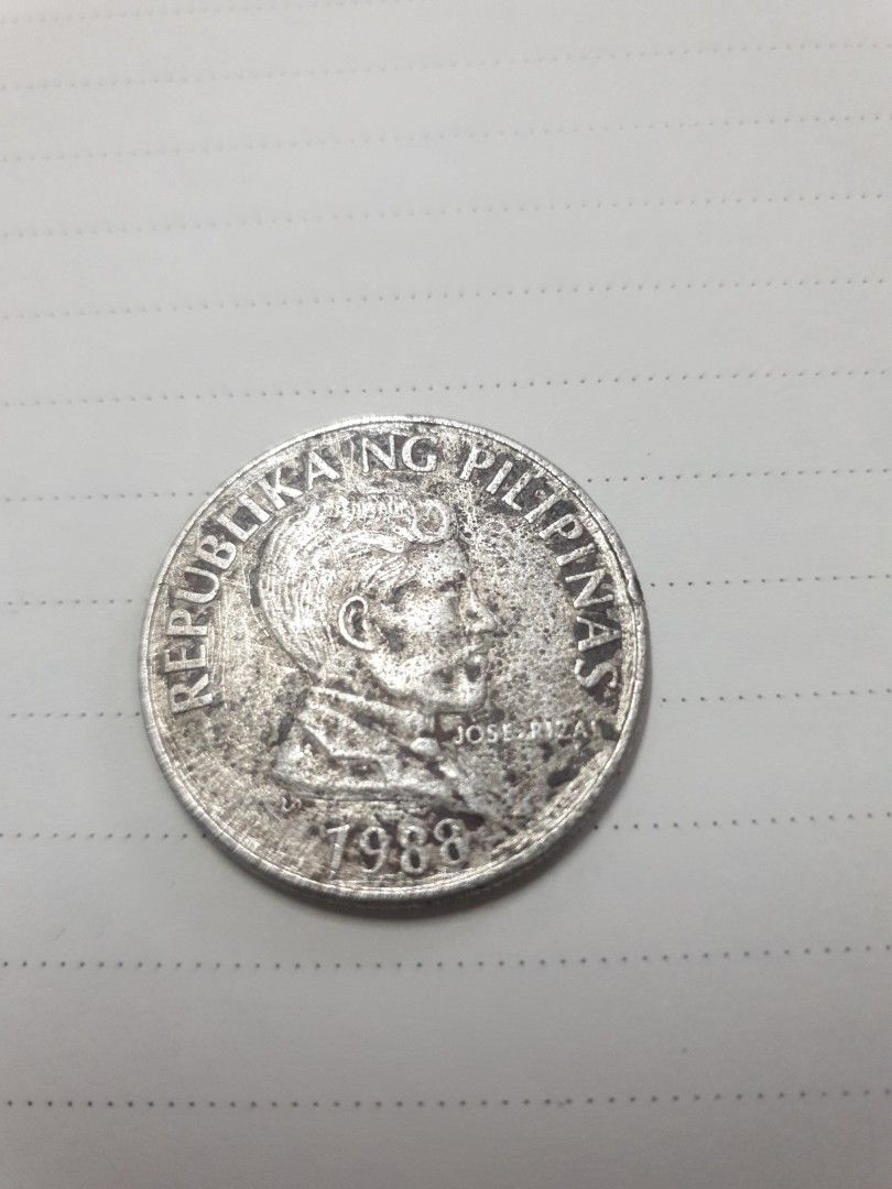 one piso bsp 1988,carabao, Hobbies & Toys, Memorabilia & Collectibles ...