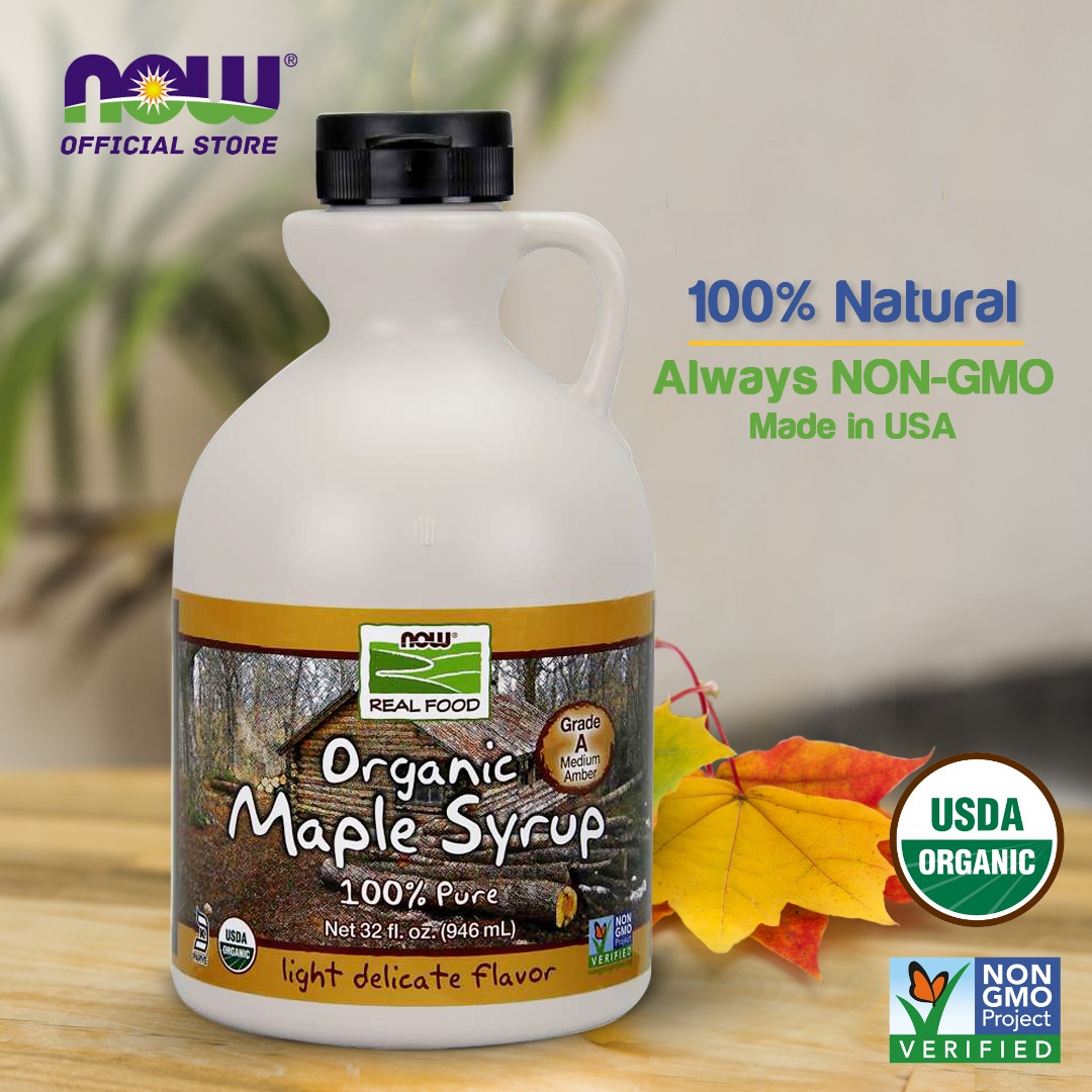 NOW FOODS Certified Organic Maple Syrup, Food & Drinks, Other Food ...
