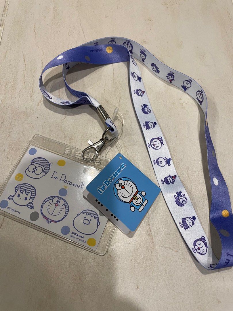 Original Doraemon ID Tag / Lanyard, Hobbies & Toys, Stationery & Craft ...
