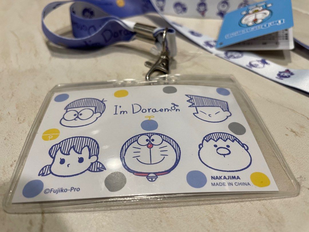 Original Doraemon ID Tag / Lanyard, Hobbies & Toys, Stationery & Craft ...