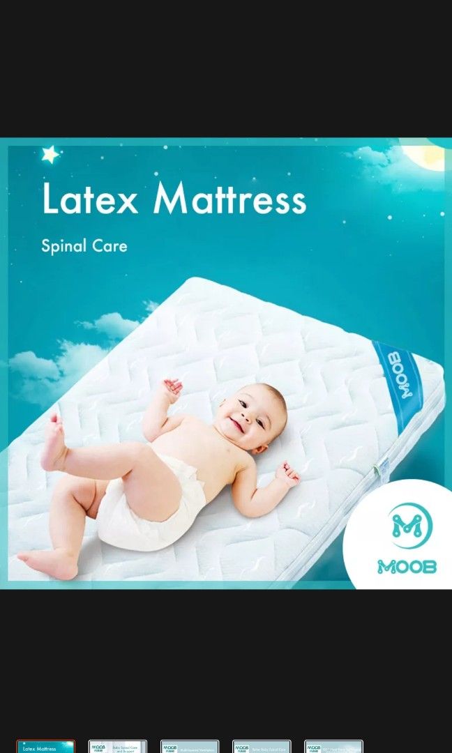 Palette Box Cot and Latex Mattress, Babies & Kids, Baby Nursery & Kids ...