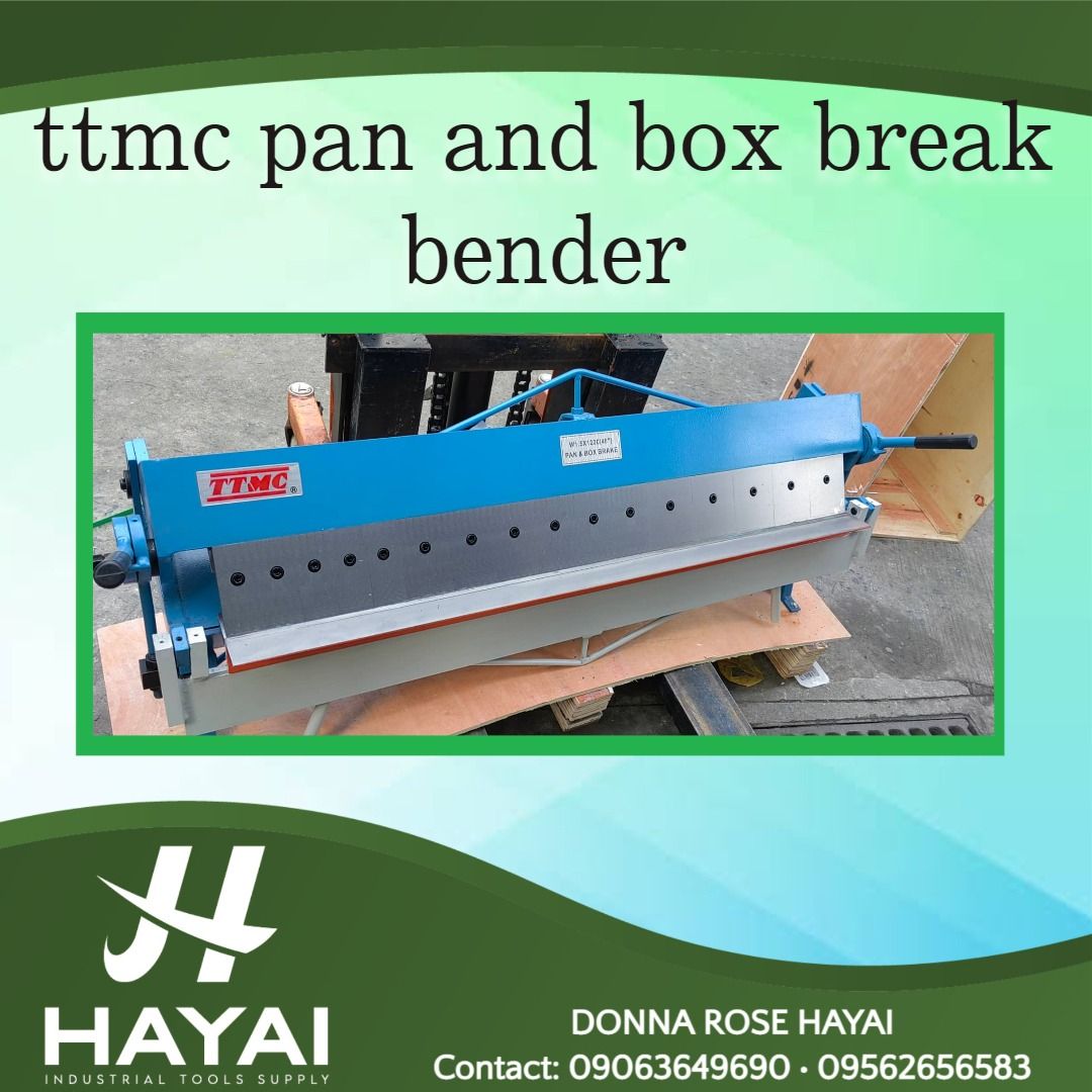 pan and box break bender, Commercial & Industrial, Construction Tools ...