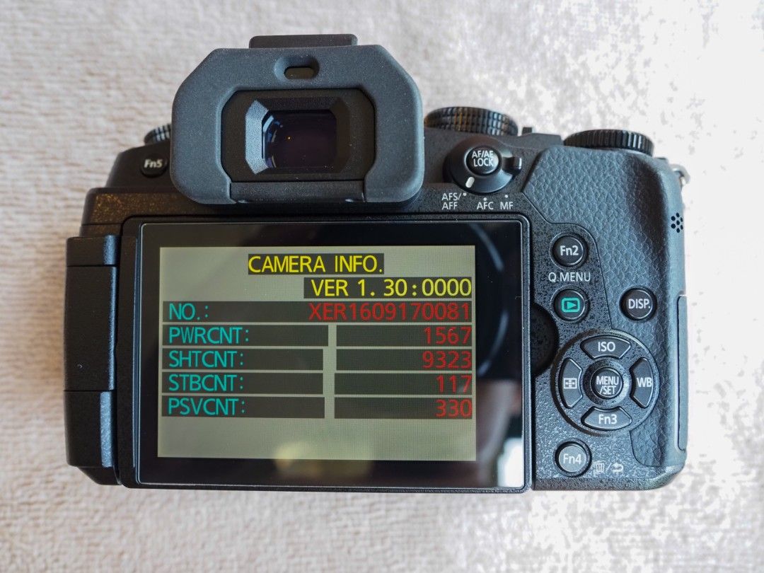 Panasonic Lumix G80 / G85 (Body) mirrorless camera shutter count 9,323, Photography, Cameras on ...