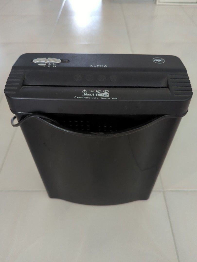 GBC Cross Cut Paper Shredder Alpha Confetti, Computers & Tech, Office ...