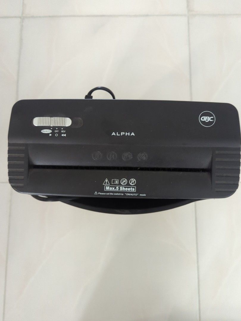 GBC Cross Cut Paper Shredder Alpha Confetti, Computers & Tech, Office ...