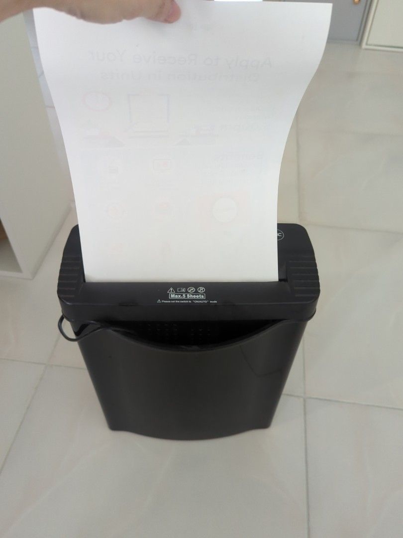 GBC Cross Cut Paper Shredder Alpha Confetti, Computers & Tech, Office ...