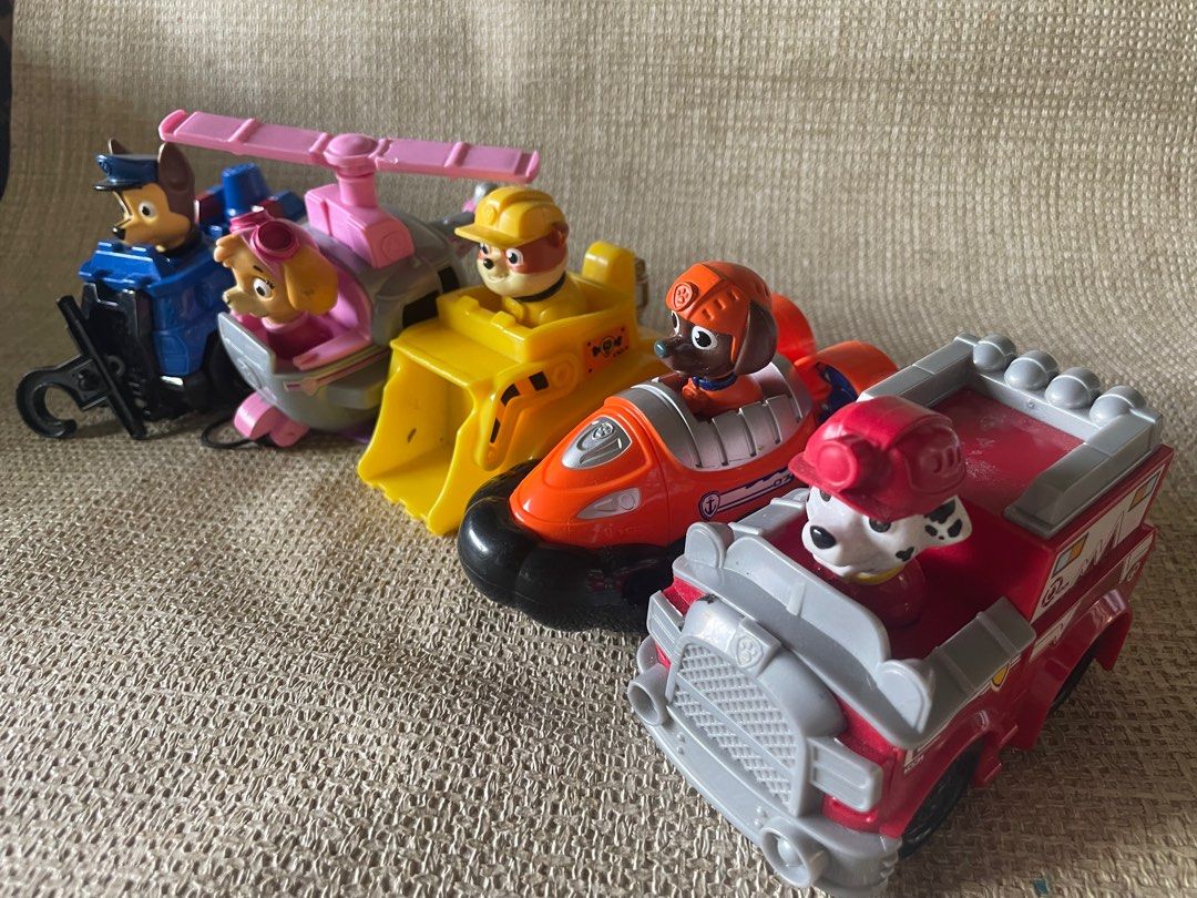 Paw Patrol Mini Pup Cars Vehicle Toy Bundle, Hobbies & Toys, Toys ...