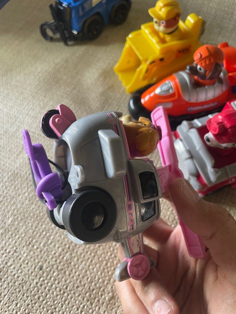 Paw Patrol Mini Pup Cars Vehicle Toy Bundle, Hobbies & Toys, Toys ...