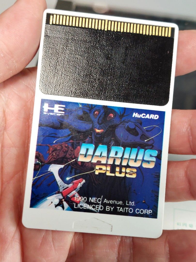 PC Engine Game "Darius Plus", 電子遊戲, 電子遊戲, 其他 - Carousell