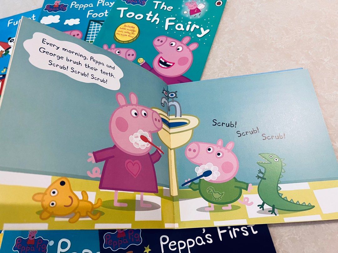 Peppa Pig readers - 17 books, Hobbies & Toys, Books & Magazines ...