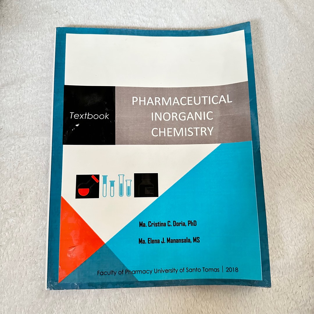 Pharmaceutical Inorganic Chemistry Textbook Faculty of Pharmacy UST ...
