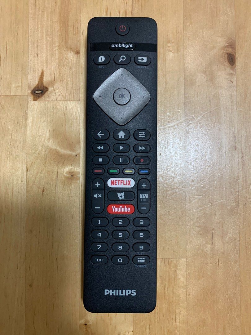 Original Philips Smart TV Remote with keyboard on the back, TV & Home ...