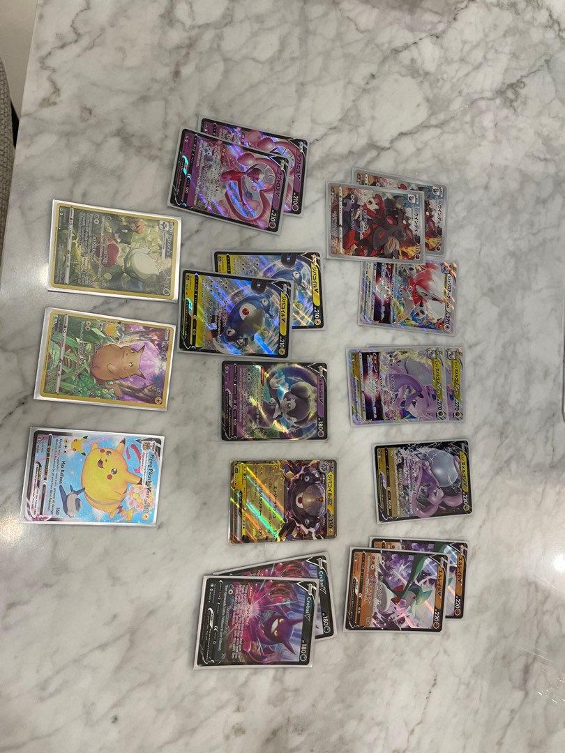Pokemon cards English Japanese, Holo, Reverse Holo, V, Vstar, Vmax ...