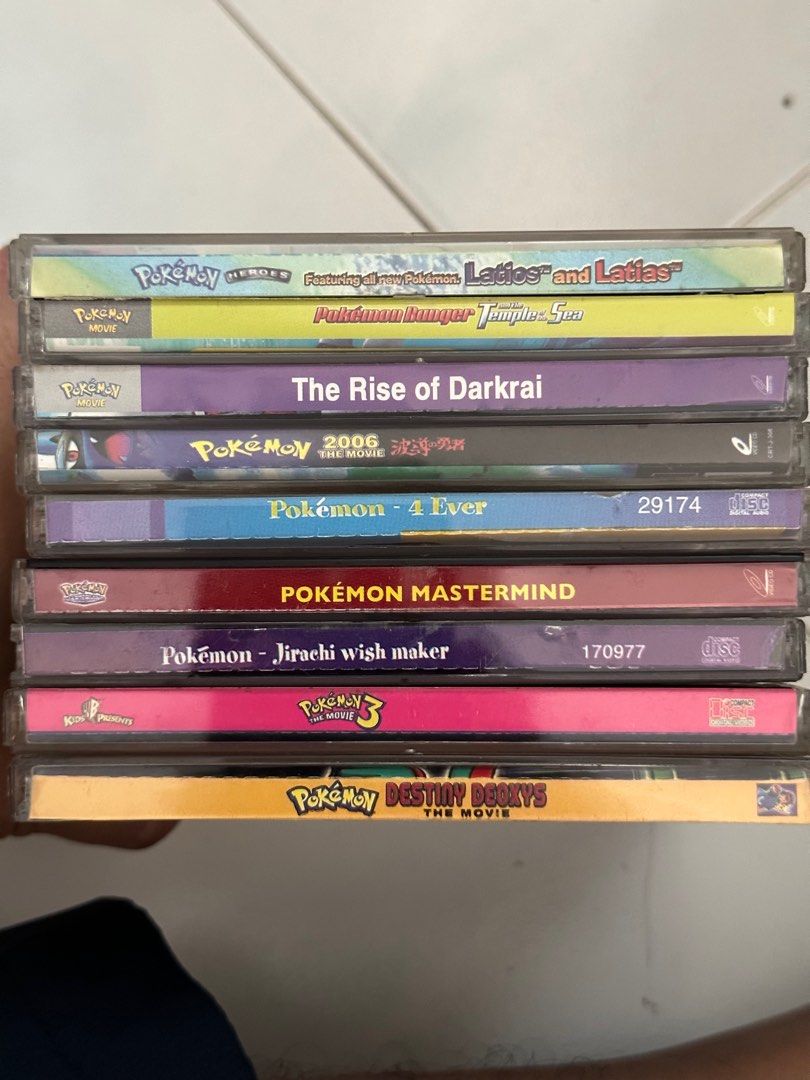 Pokemon Movies, Hobbies & Toys, Music & Media, CDs & DVDs on Carousell