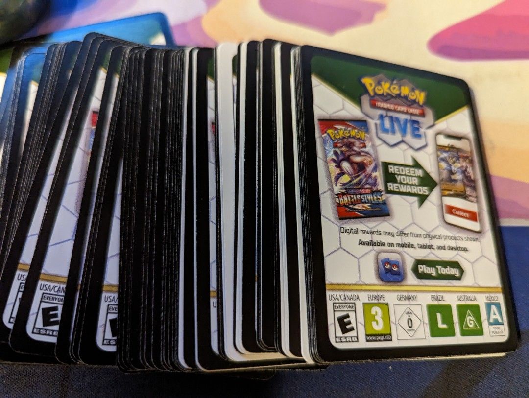 Pokemon tcg code cards, Hobbies & Toys, Toys & Games on Carousell