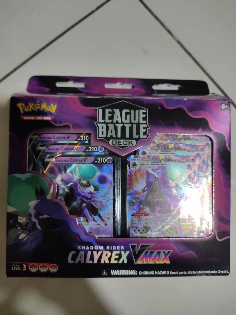 POKEMON Trading Card Game League Battle Deck Shadow Rider Calyrex VMAX ...