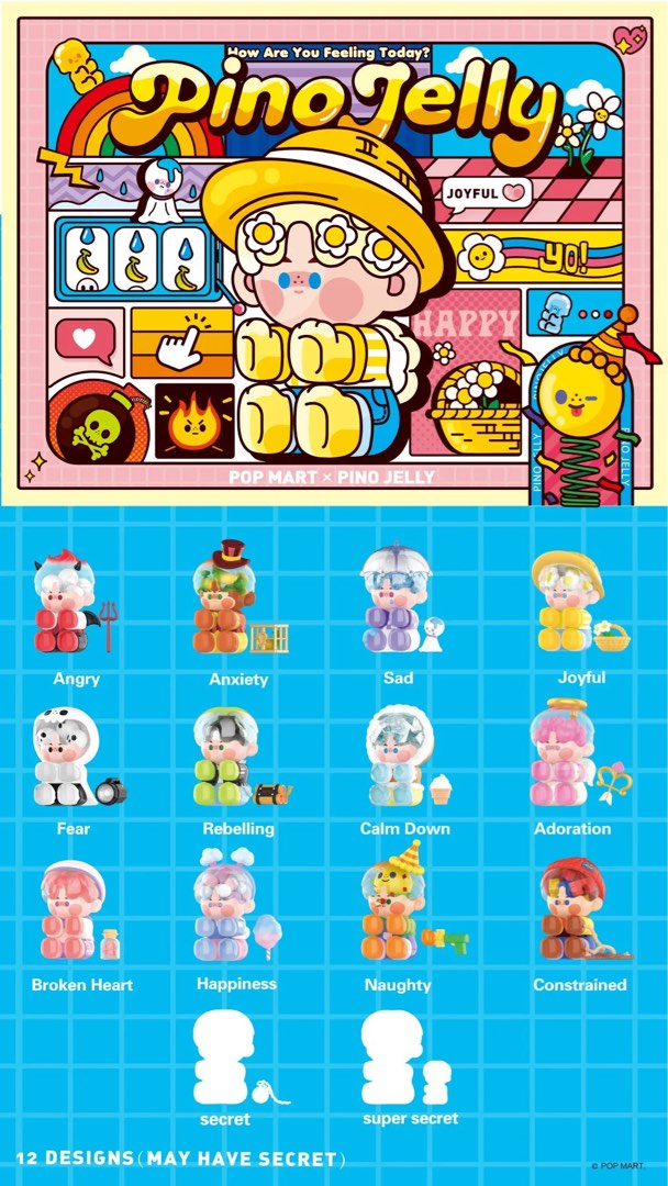 Pino Jelly How Are You Feeling Today Series, Hobbies & Toys, Toys ...