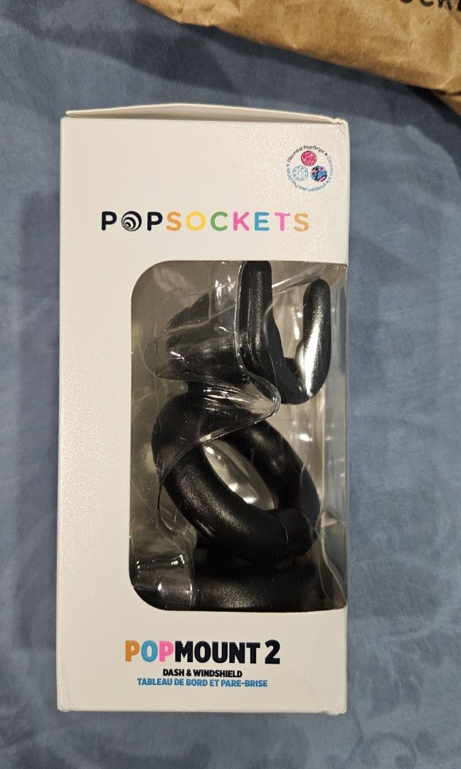 Pop socket mount 2 car windshield desk, Mobile Phones & Gadgets, Mobile ...