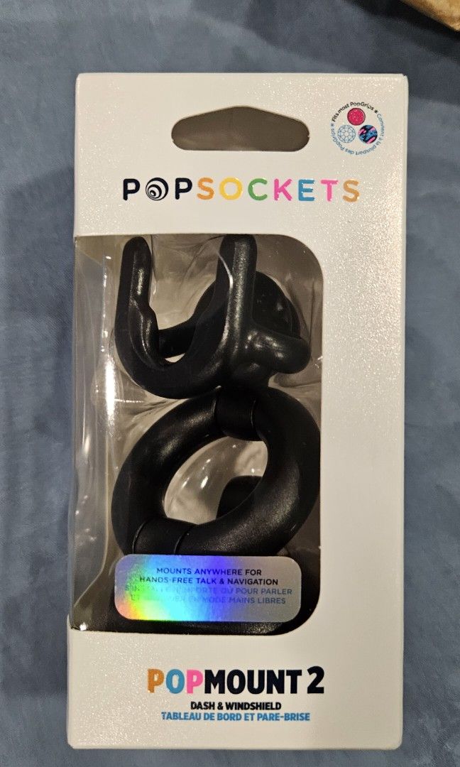 Pop socket mount 2 car windshield desk, Mobile Phones & Gadgets, Mobile ...