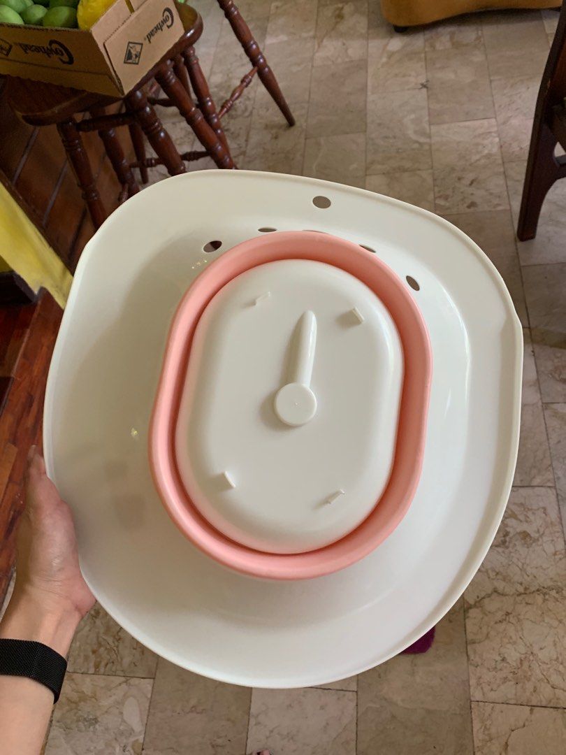 Portable Sitz Bath for toilet seat, Furniture & Home Living, Bathroom ...