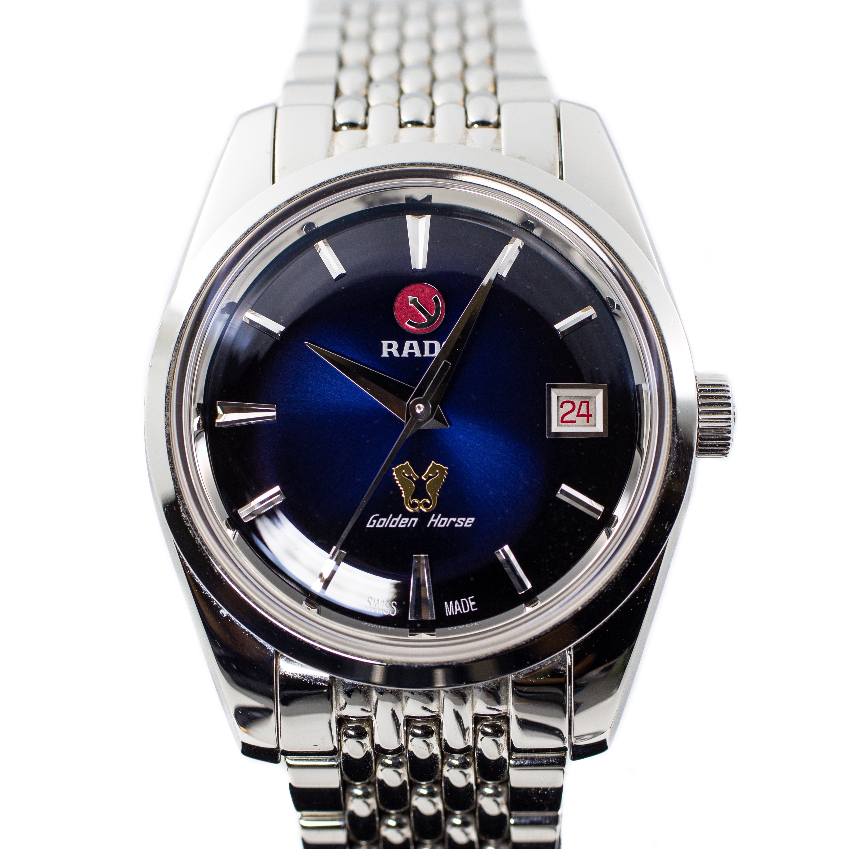 Preowned Rado Golden Horse Automatic Blue Dial Ref: R33930203, Luxury ...