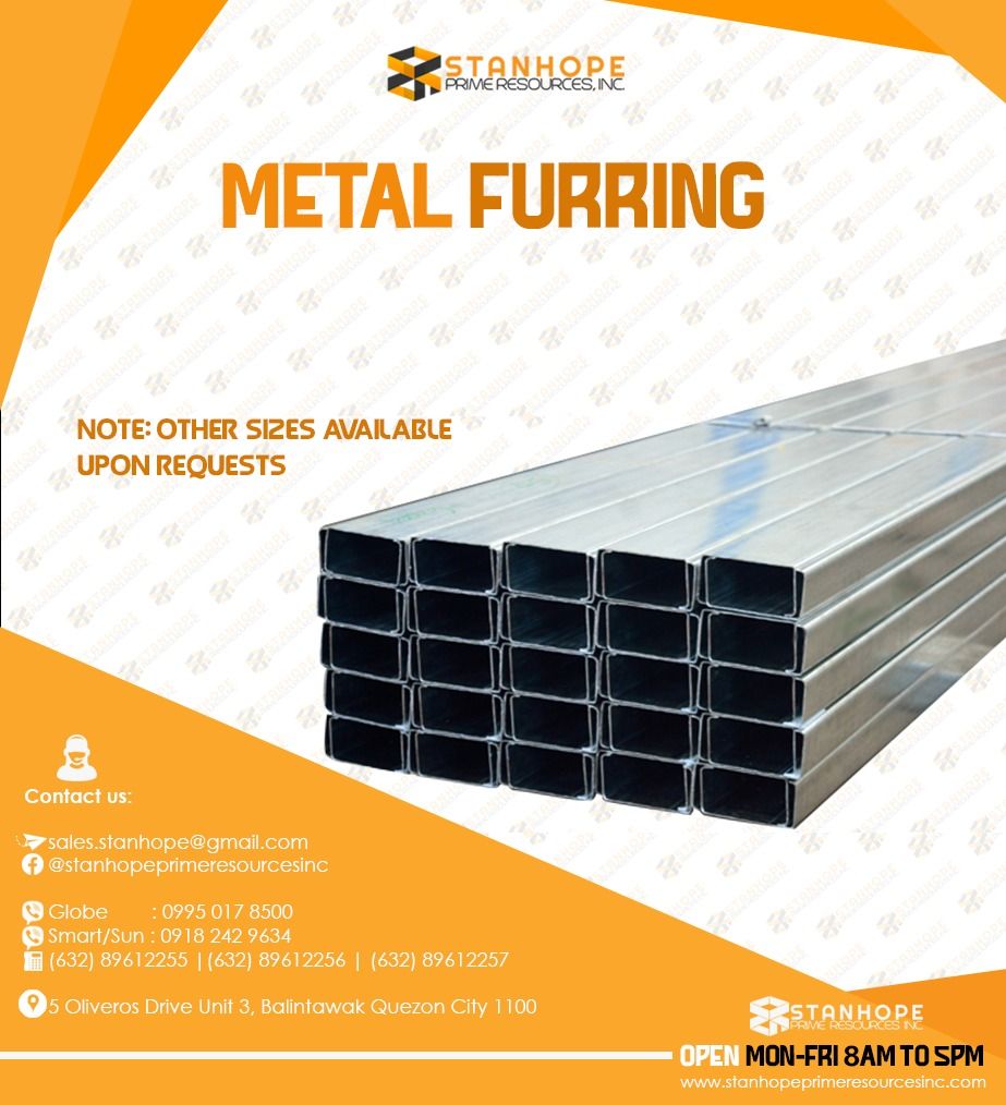 PVC Pipe-Rectangular Tube-GI-BI Pipe-Metal Furring-Angle Bar- Ibeam-C ...