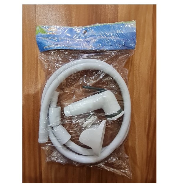PVC Toilet Sprayer Bidet Bathroom Sprayer with Hose Set Thick PVC ...