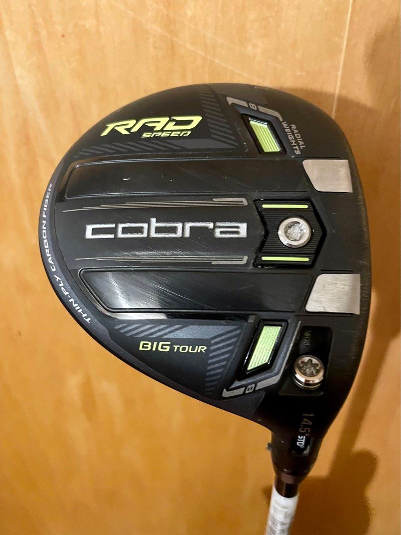 (Rare) Cobra RAD SPEED Big Tour Golf Wood 3 (14.5 degree loft), Sports ...