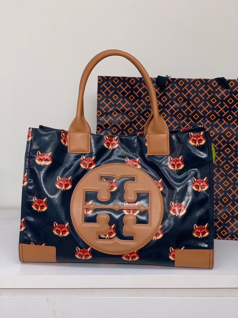 [RARE] TORY BURCH ELLA TOTE (UNUSED), Luxury, Bags & Wallets on Carousell