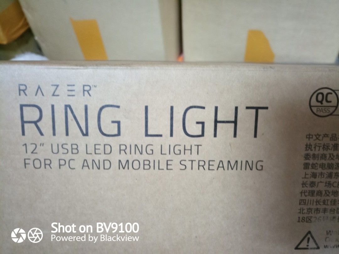 Razer Ring Light 12" USB LED Ring Light For PC and mobile streaming, 電腦 ...