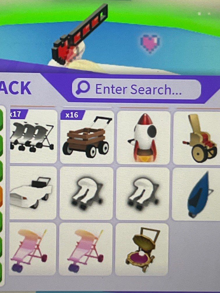 ROBLOX ADOPT ME STROLLERS PETS, 電子遊戲, 電子遊戲, 其他 - Carousell