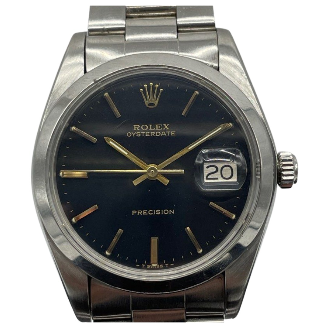 Rolex 6694 34mm Winding Watch Oysterdate, Luxury, Watches on Carousell
