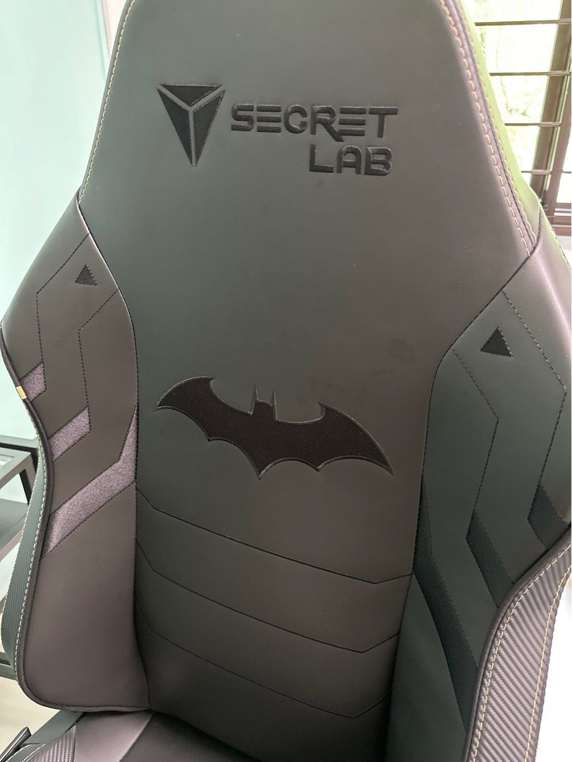 Secretlab Batman backrest, Furniture & Home Living, Furniture, Chairs ...
