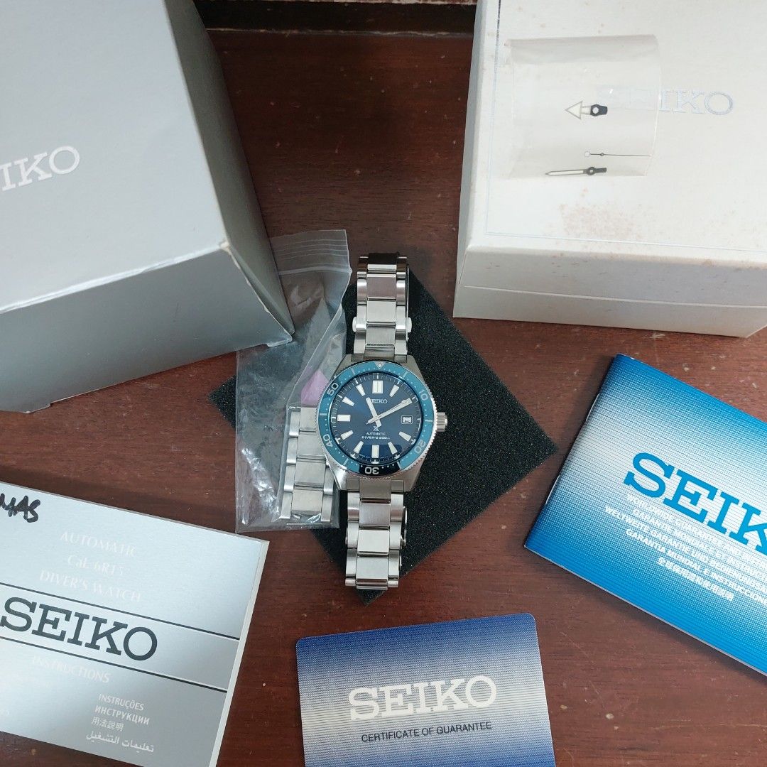 Seiko Prospex 62 MAS reissue blue dial SPB053J1 SBDC053 on Seiko ...