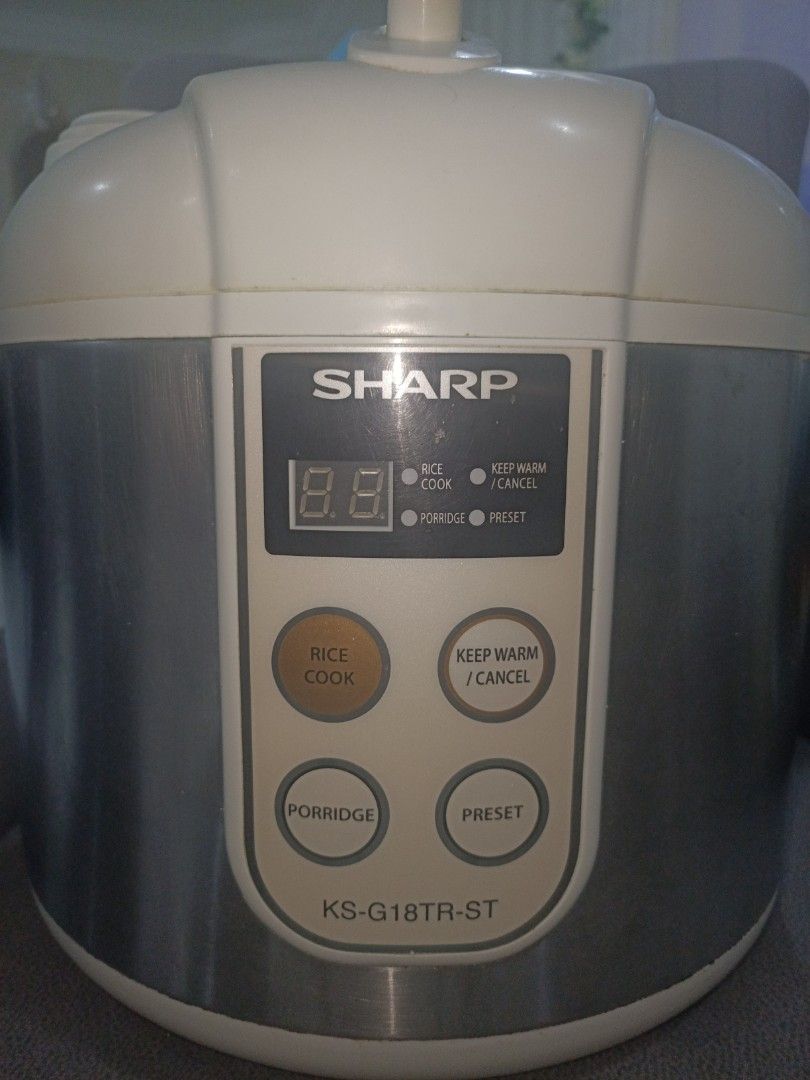 Sharp rice cooker, TV & Home Appliances, Kitchen Appliances, Cookers on ...