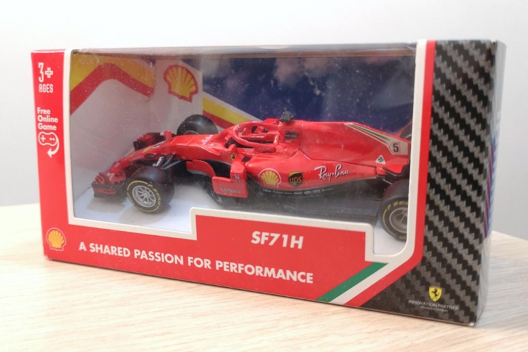 Shell Bburago Ferrari Race & Play Car, Hobbies & Toys, Collectibles ...
