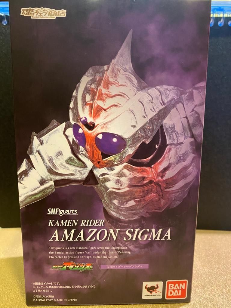 SHF 假面騎士Amazon Alfa /Amazon Sigma 亞馬遜阿爾法/亞馬遜西格瑪, 書籍、休閒與玩具, 玩具、公仔、桌遊在旋轉拍賣