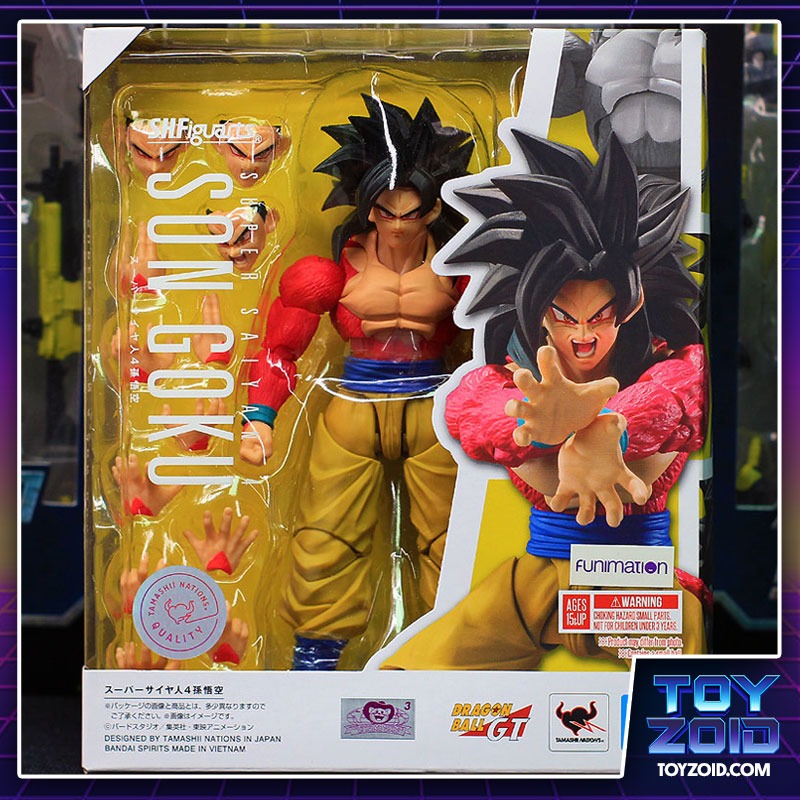 S.H. Figuarts Dragon Ball GT Super Saiyan 4 Goku SSJ4 SHFiguarts SHF ...