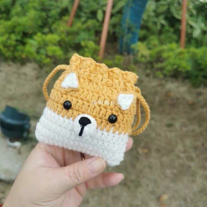 Shiba Pouch Crochet DIY Kit Pack, Hobbies & Toys, Stationery & Craft ...