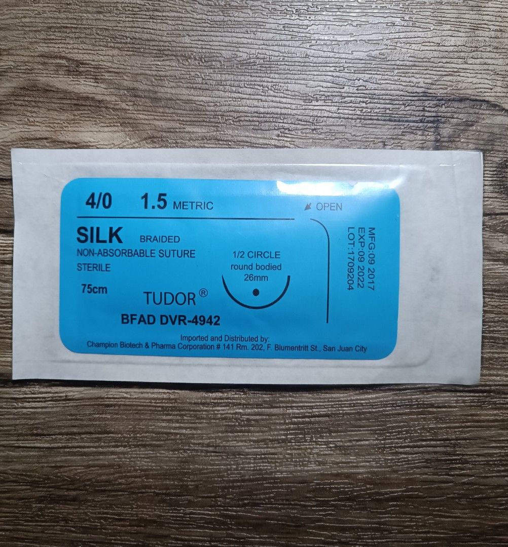 Silk suture round 4/0 on Carousell
