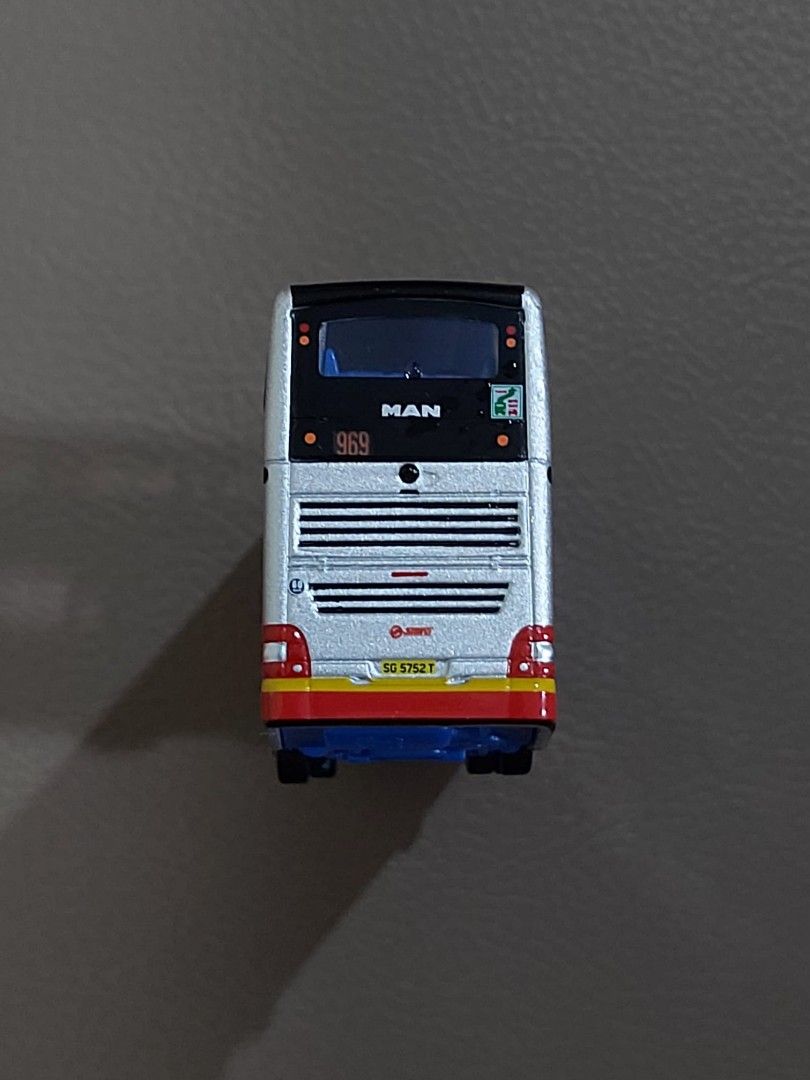 Singapore SMRT MAN A95 Silver Double Decker Bus Service 969, Hobbies ...