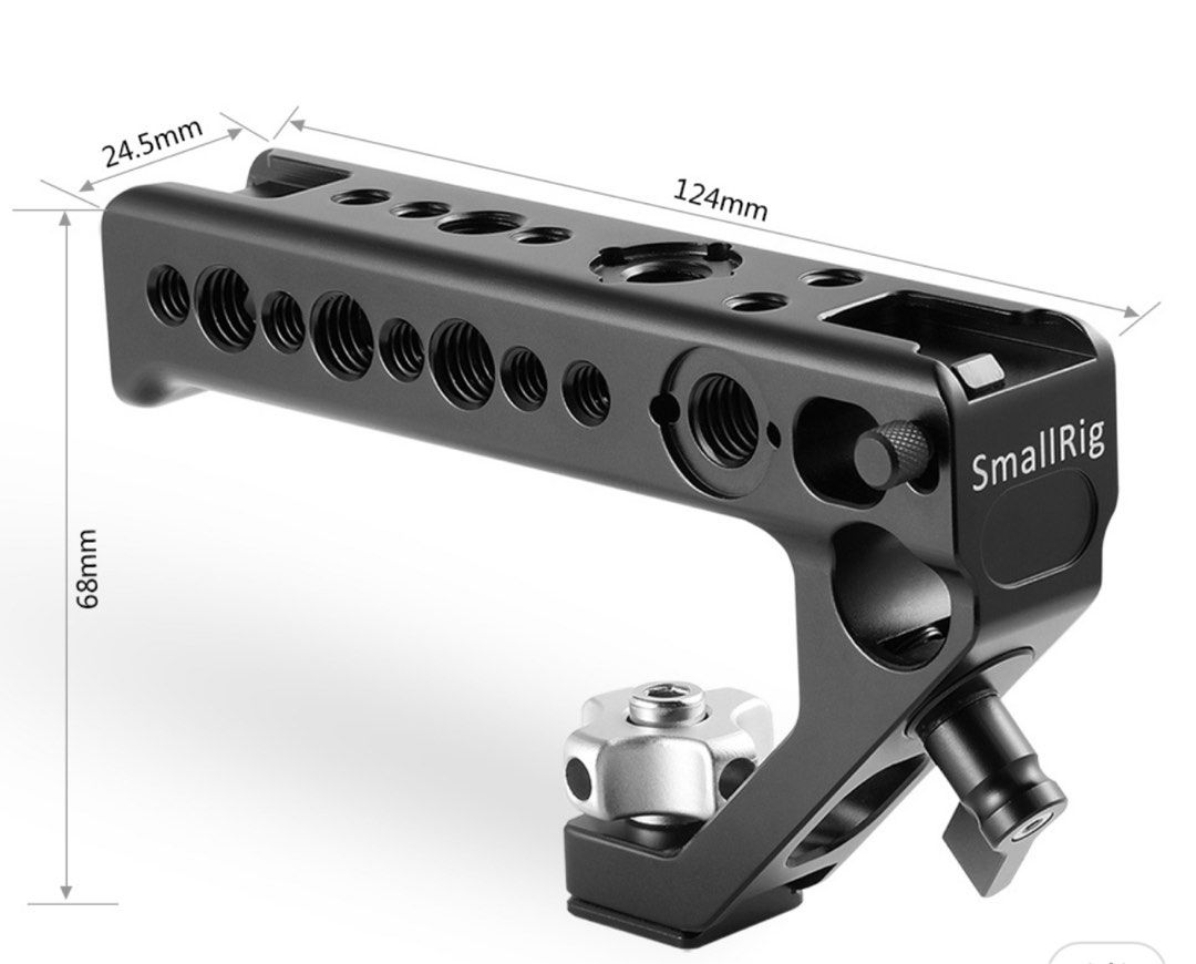 Smallrig Universal Top Handle with Cold shoe Mount, Photography, Lens ...